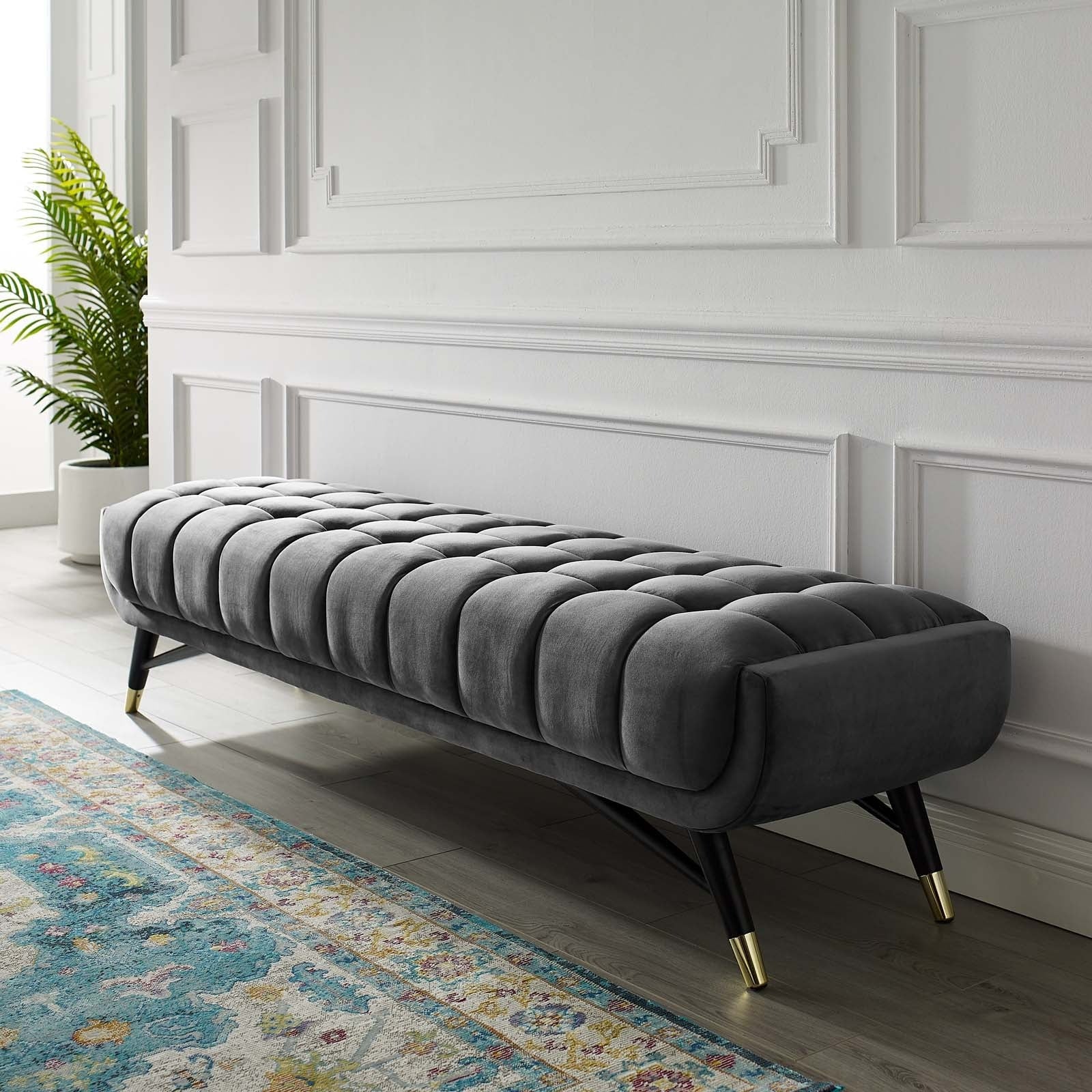 Malayah Performance Velvet Bench