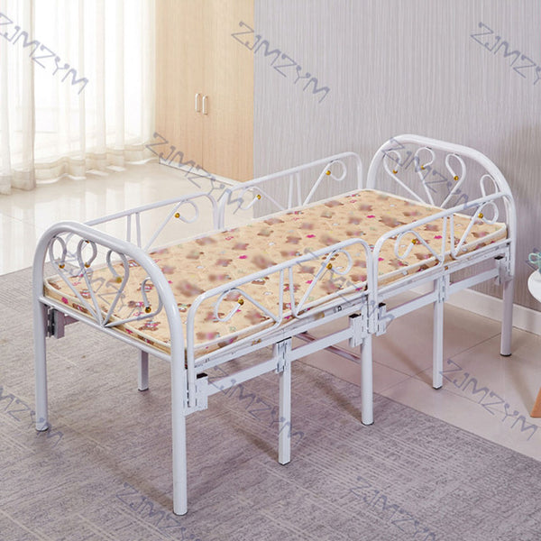 folding bed frame single